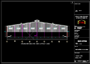 NHÀ XƯỞNG 31m X25m - BẢN VẼ ACAD VÀ PDF TẢI MIỄN PHÍ | Cơ Khí Xây Dựng